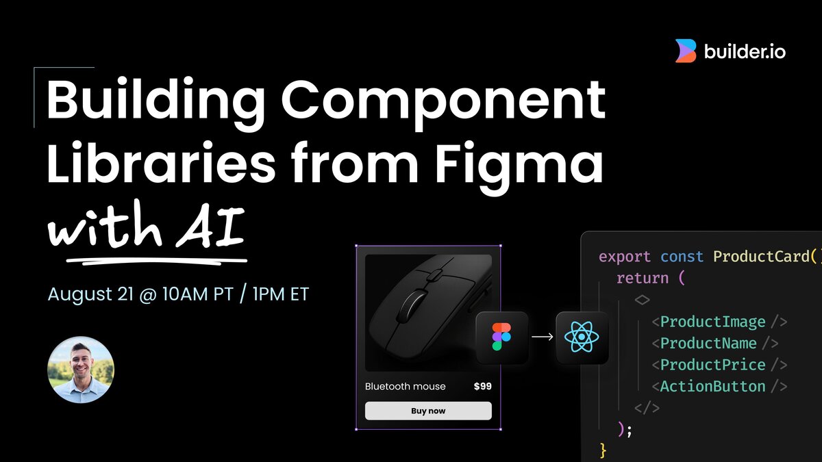 Building component libraries from Figma with AI
