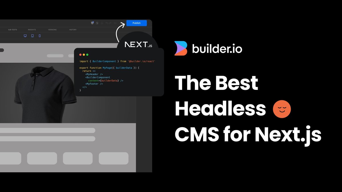 Headless CMS For Next.js - Drag & Drop CMS