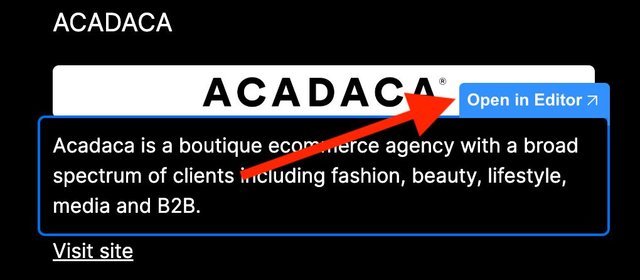 Vercel Visual Editing