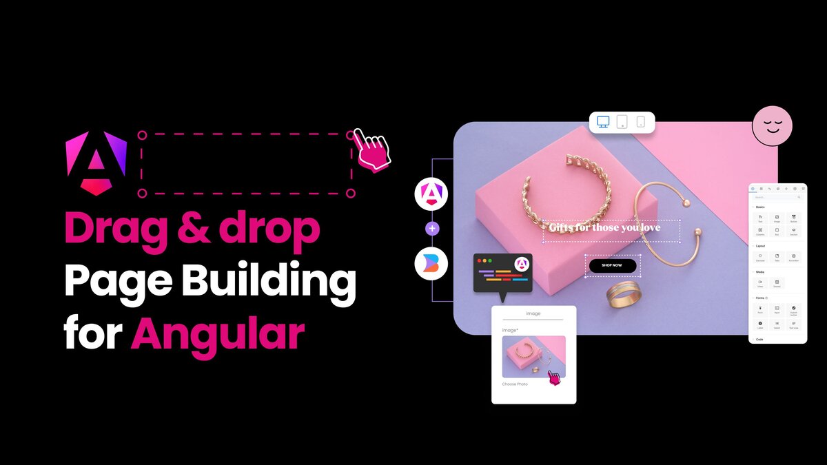 Drag & Drop Page Builder for Angular