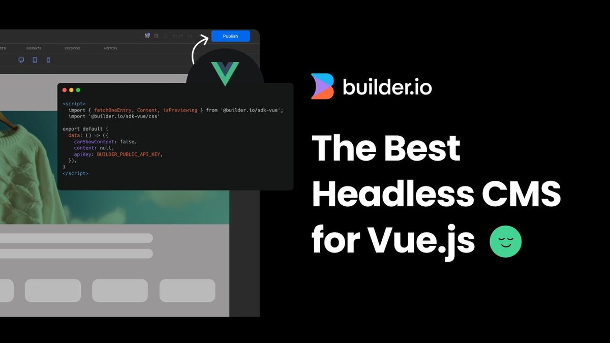 Headless CMS For Vue- Drag & Drop CMS
