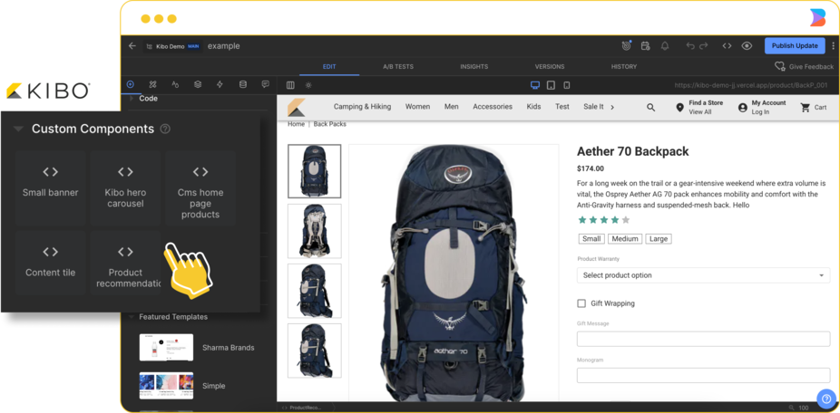 Kibo the most intuitive composable commerce