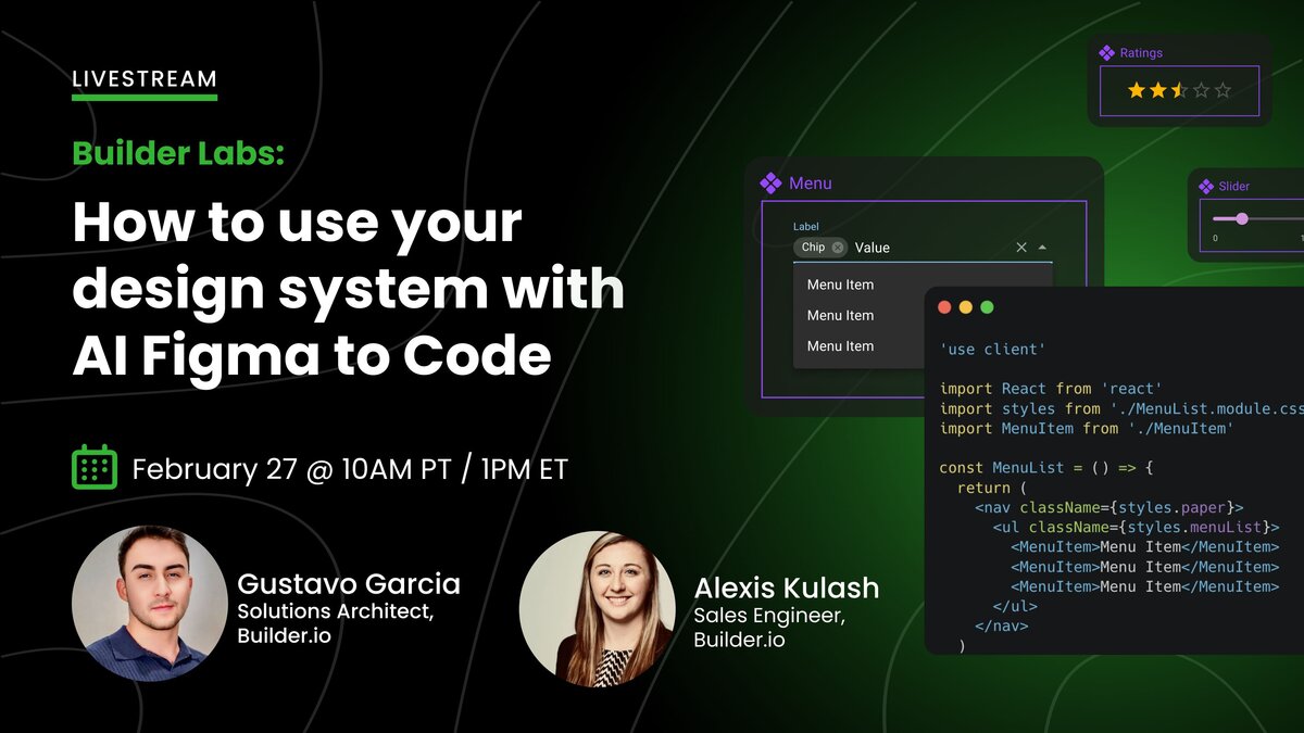 Builder Labs | Use Your Design System