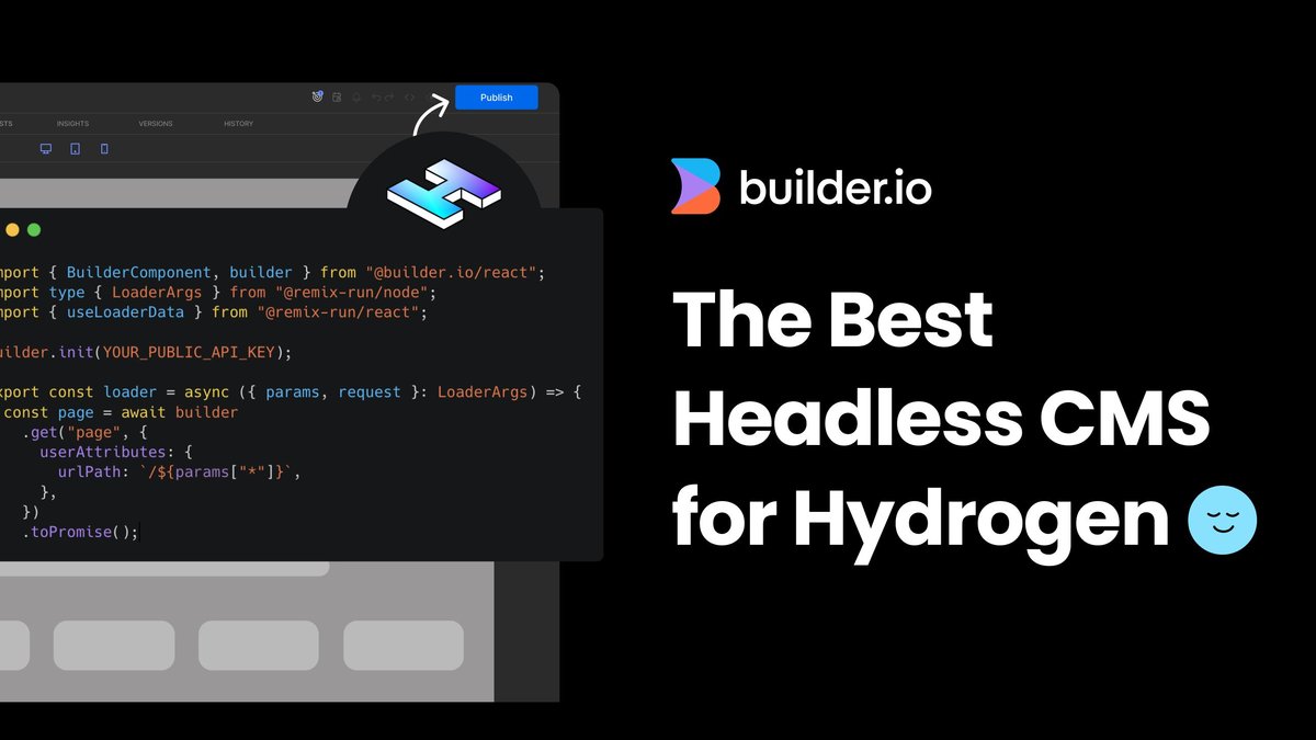 Headless CMS For Shopify's Hydrogen