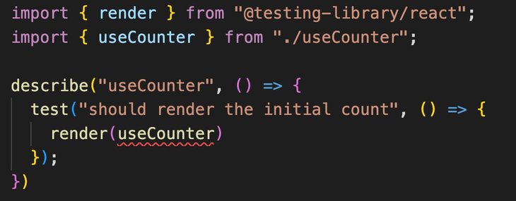 How to Test Custom React Hooks with React Testing Library How to Test Custom React Hooks with React Testing Library