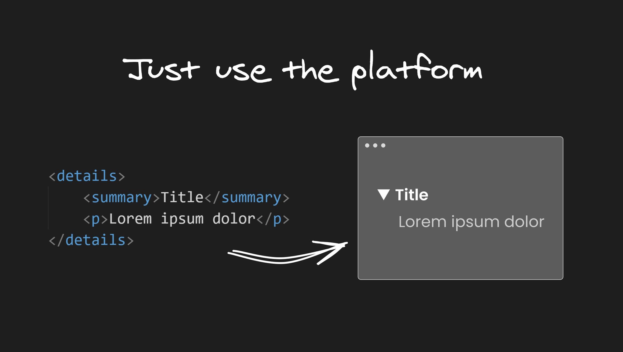 Unleash the Power of the Platform with These HTML Tags