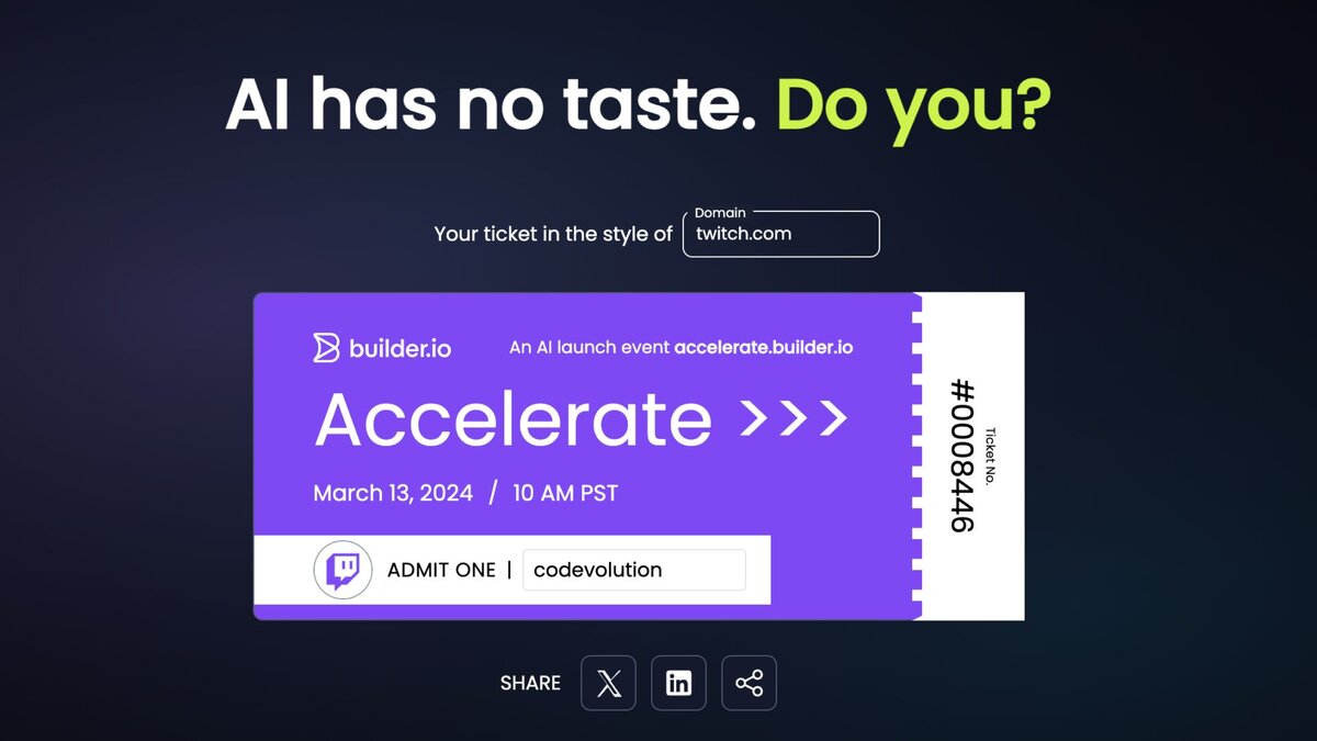 Build Dynamic Tickets Feature For Events