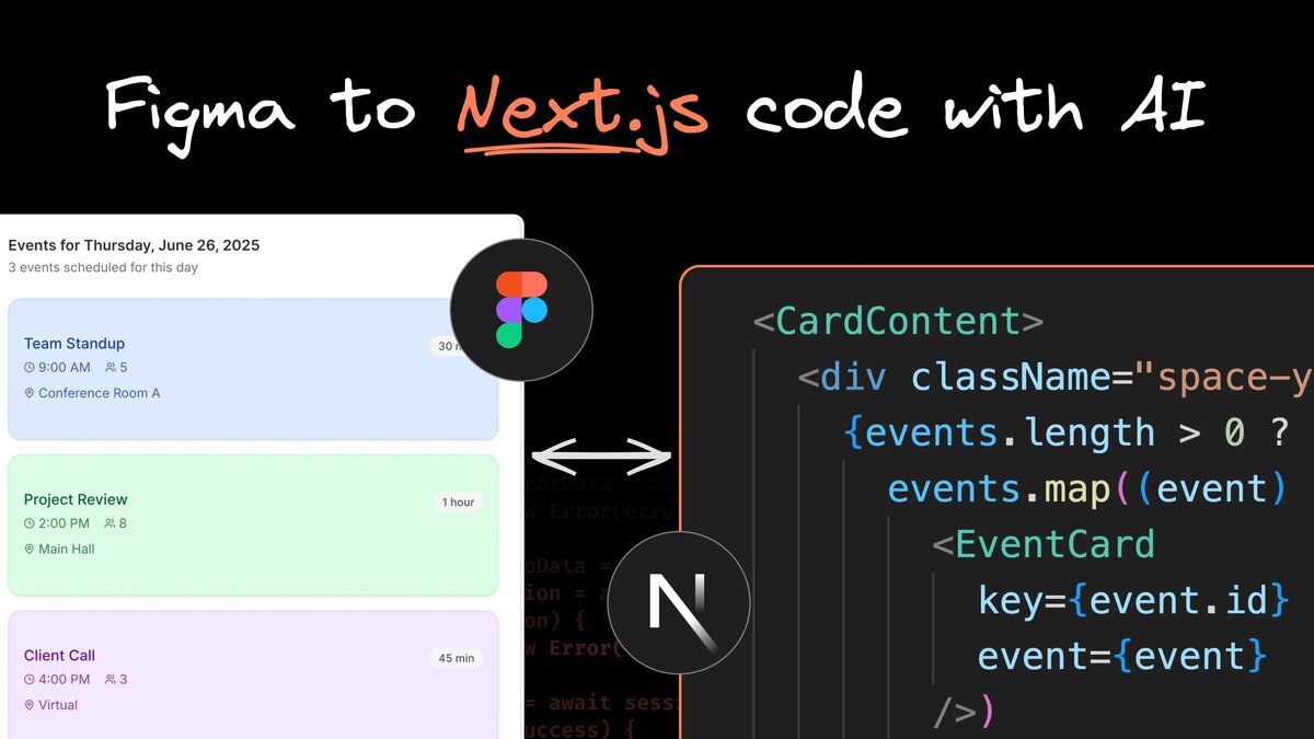 Convert Figma to Next.js using AI