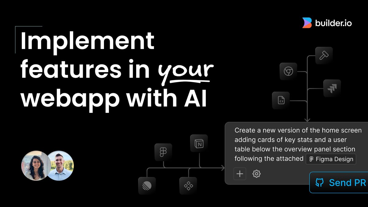 Implement features in your webapp with AI