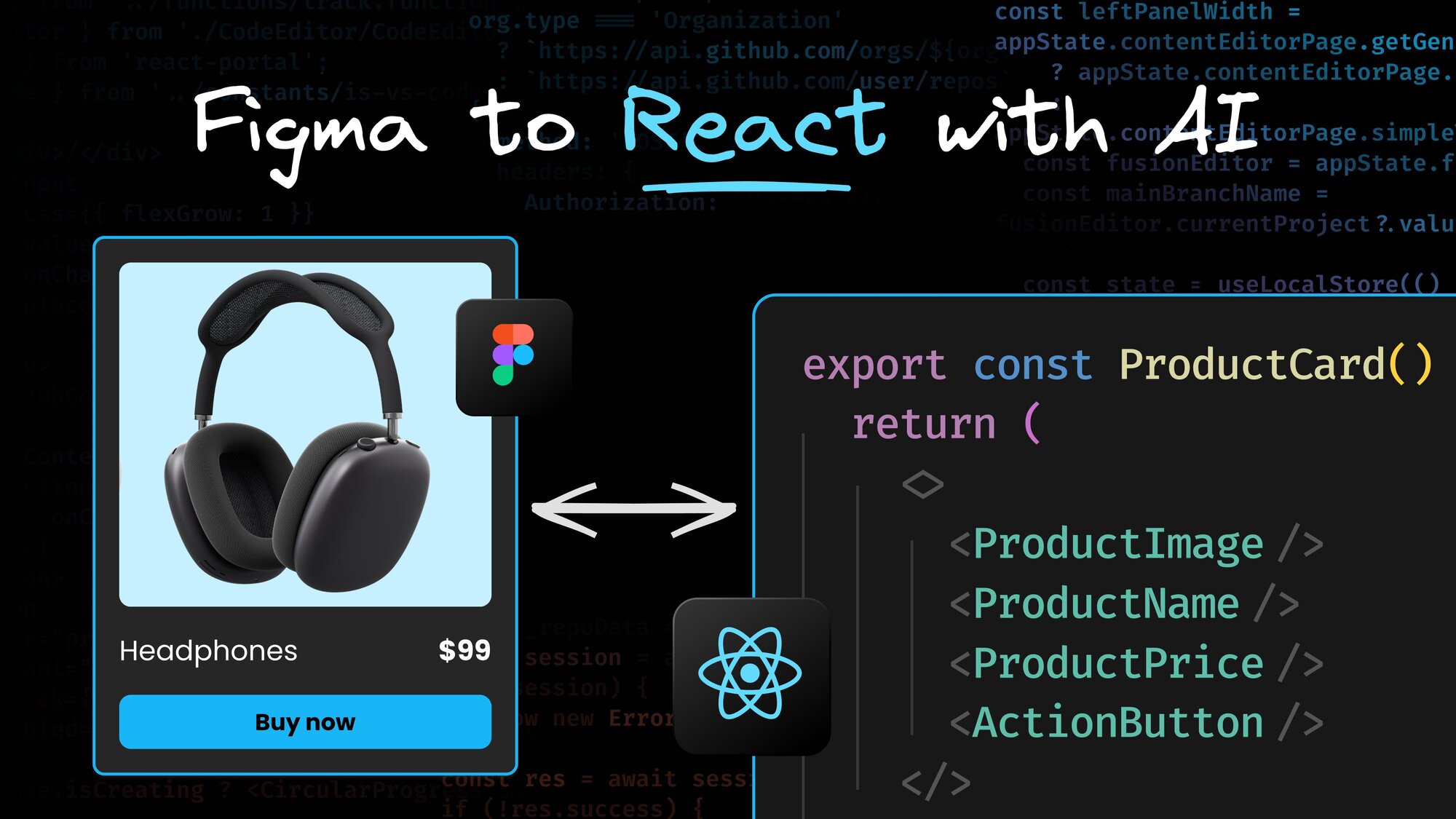 Convert Figma to React Code Using AI