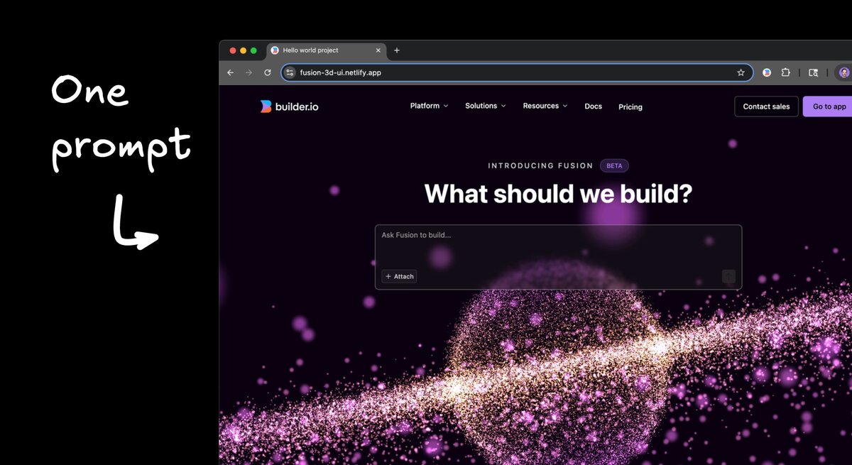 Vibe code immersive 3D effects in one prompt