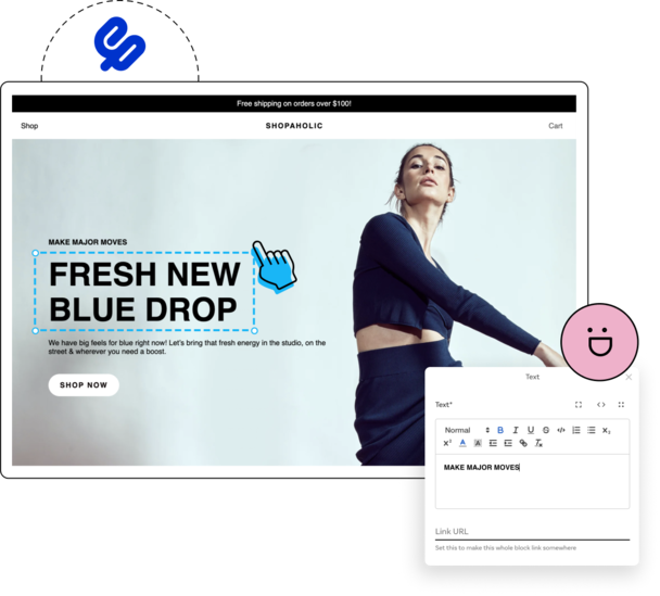 Page builder and CMS for Elastic Path