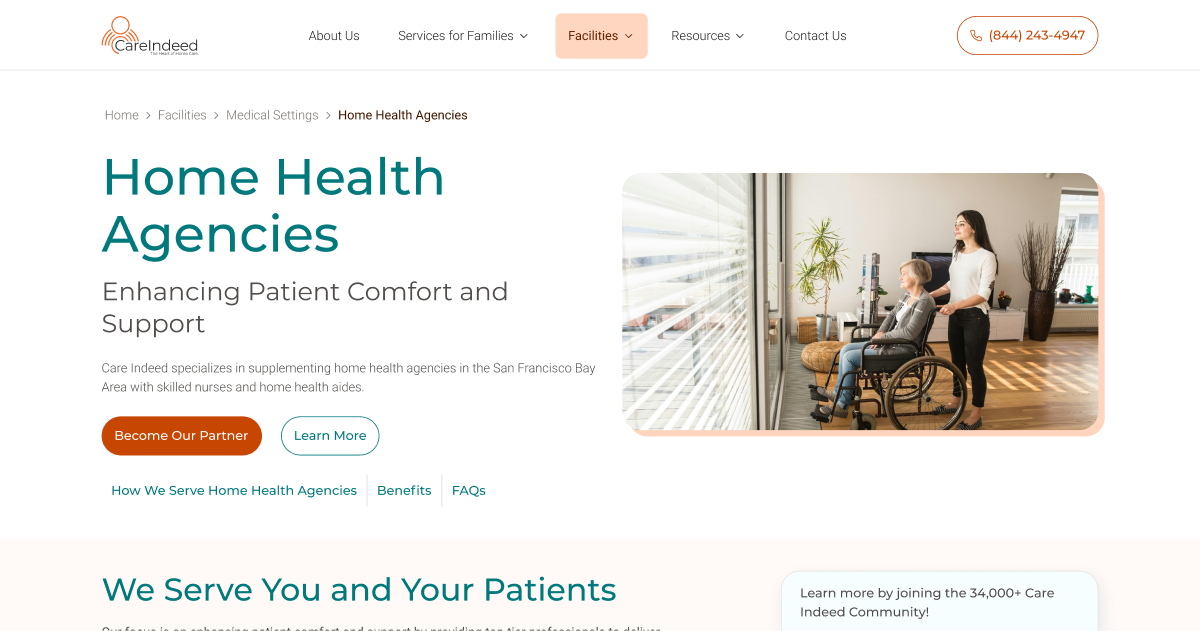 Home Health Agencies Staffing Solutions | Care Indeed