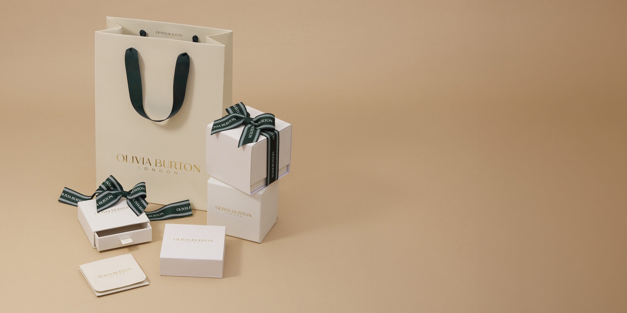 Midi Rose Gold Sparkle Bracelet Watch | Olivia Burton London