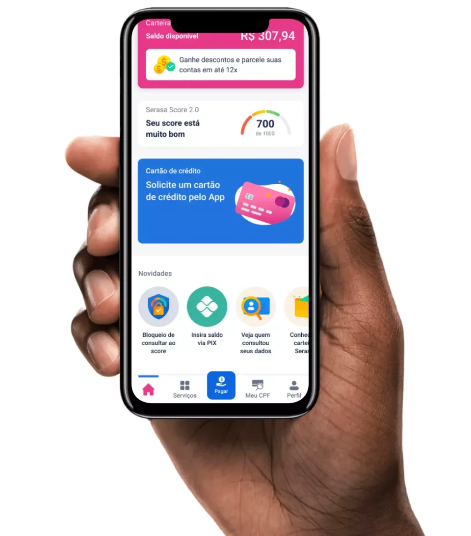 Serasa - Sua vida financeira mais saudável e segura.