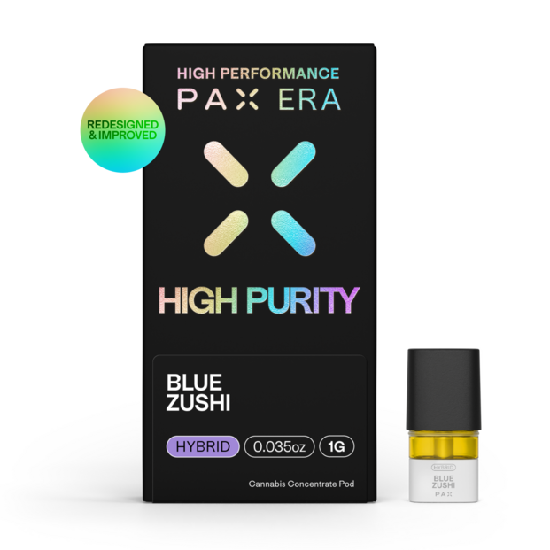 Pax Blue Zushi High Purity Thc Pod