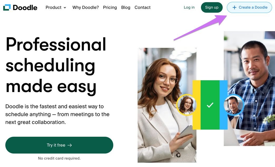 How to Create a Doodle Poll | PencilPlan