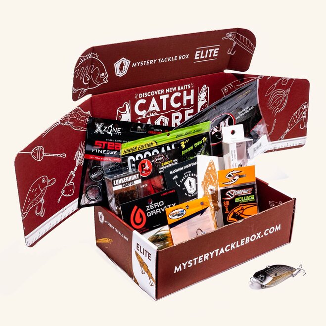 Elite Plan | Mystery Tackle Box | The #1 Fishing Tackle Subscription