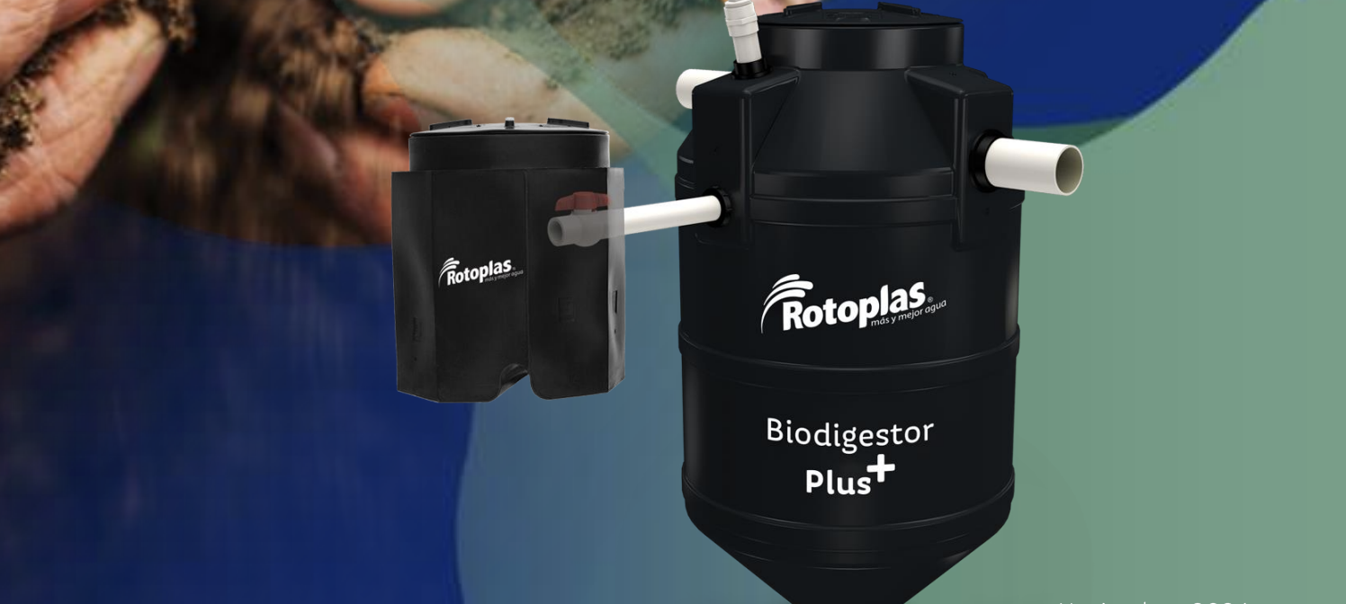 Conoce el nuevo biodigestor plus de Rotoplas