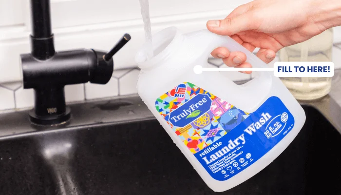 How to Use Truly Free Refillable Laundry Wash | Truly Free Home