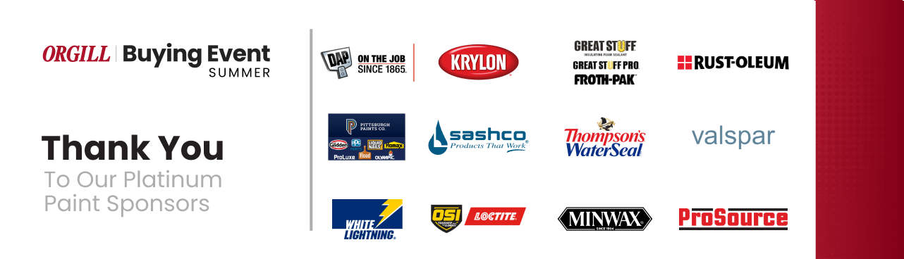 Orgill Summer Buying Event