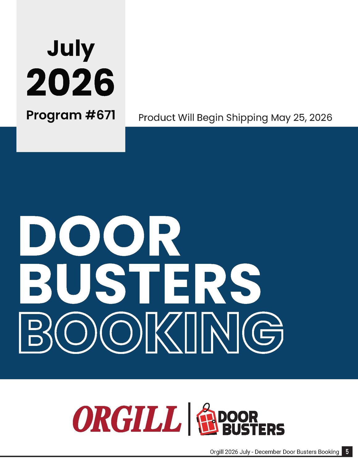 Orgill Summer Buying Event