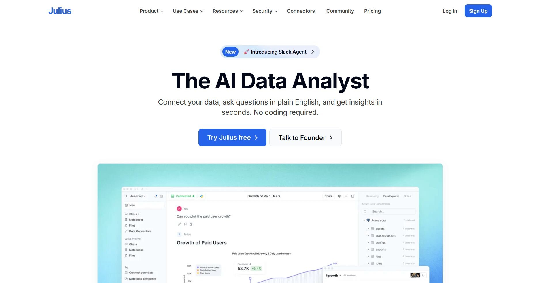 Julius AI | AI for Data Analysis | Why Is Business Intelligence ...