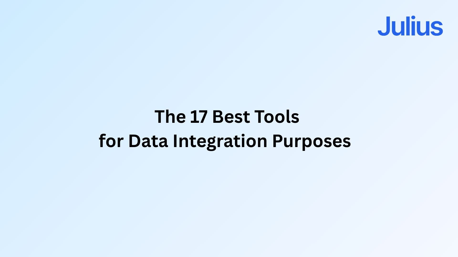 Julius AI | AI for Data Analysis | The 17 Best Tools for Data ...