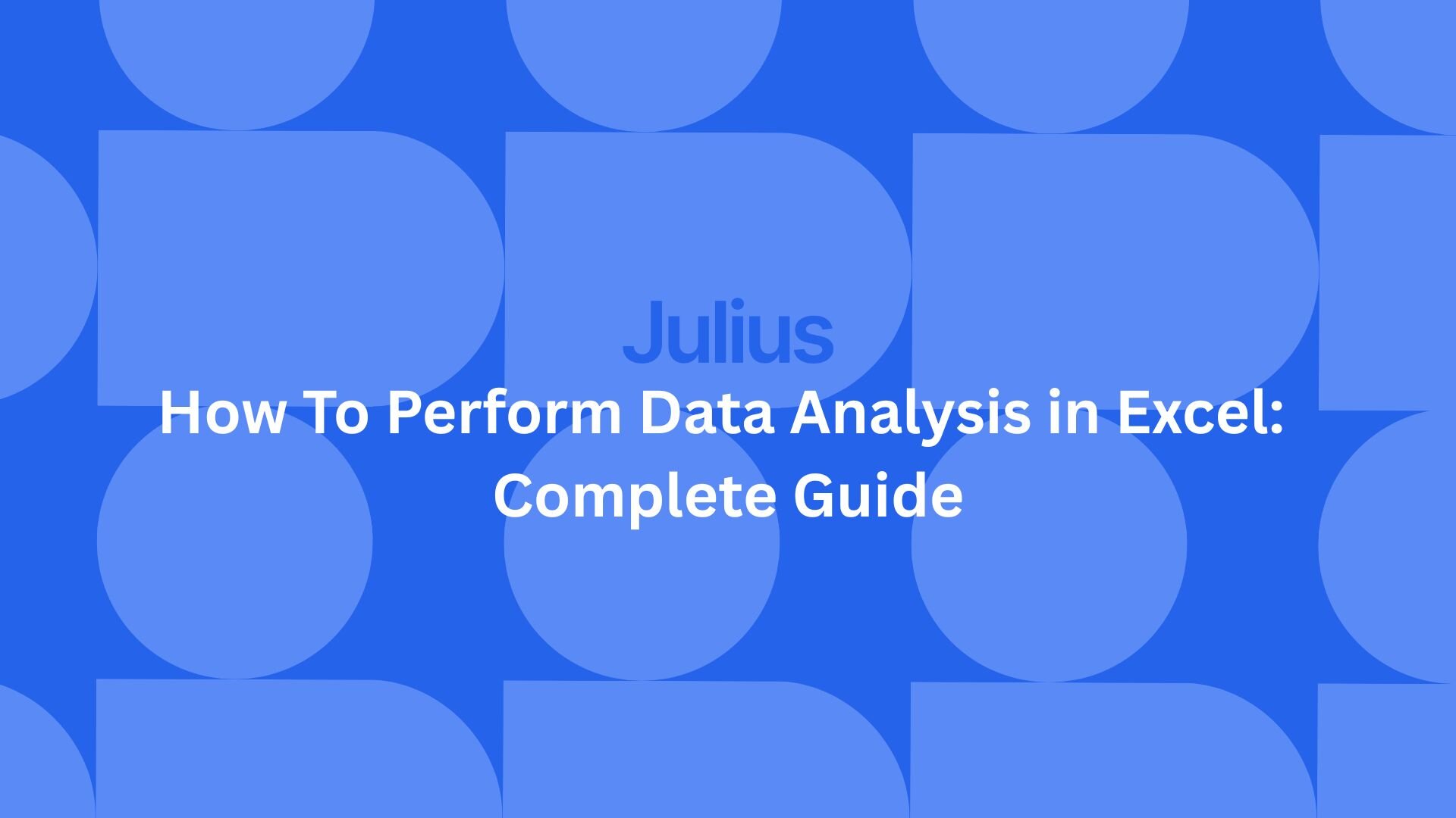 Julius AI | AI for Data Analysis | How To Perform Data Analysis in ...