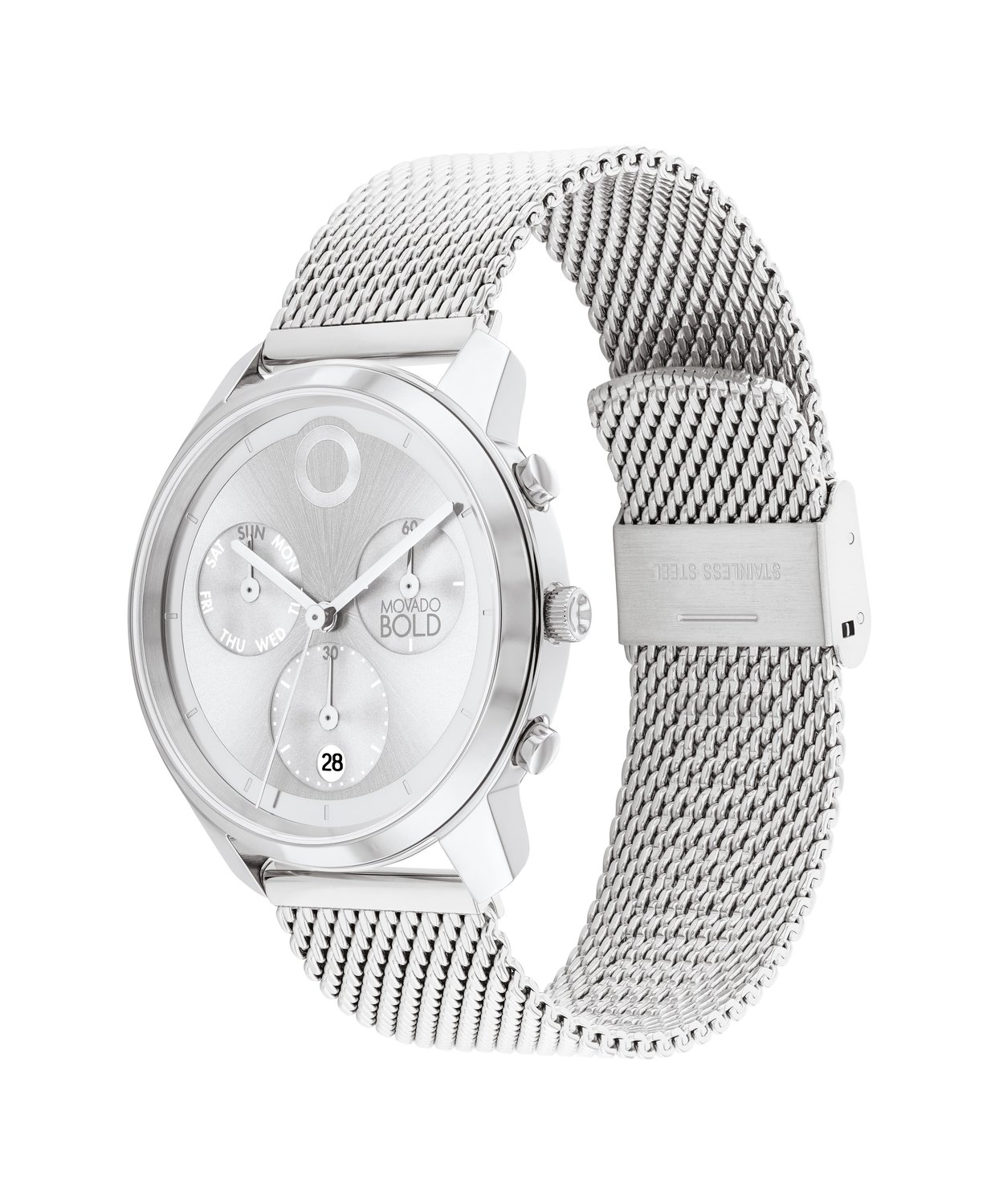 Movado | Movado Connect 2.0 stainless steel smart watch with silver ...