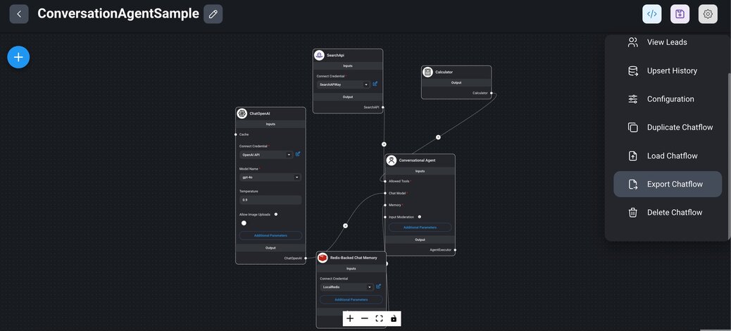 Build a Conversational Agent with Redis Using Flowise