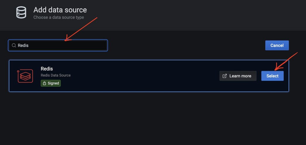 How to add Redis as a datasource in Grafana and build customize dashboards for Analytics