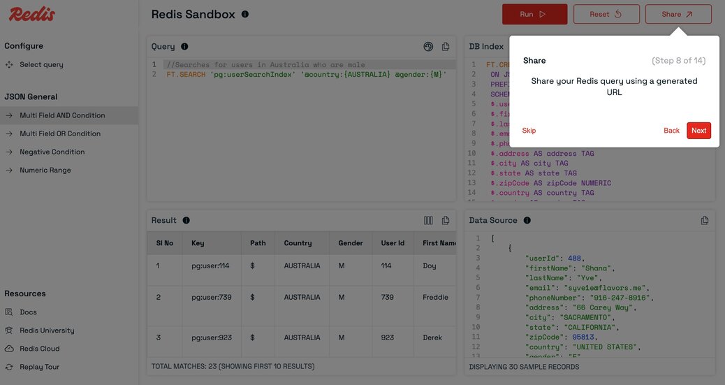 How to use Redis Sandbox