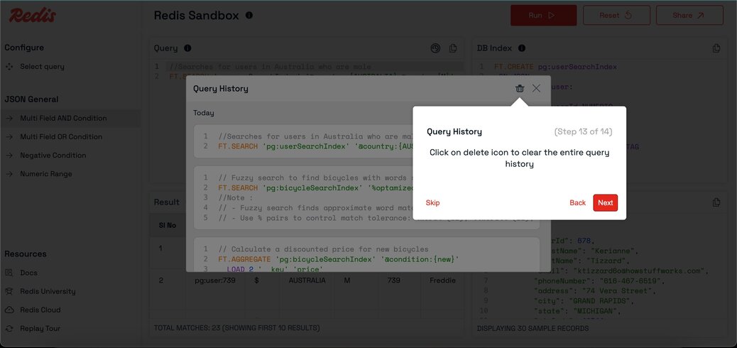How to use Redis Sandbox
