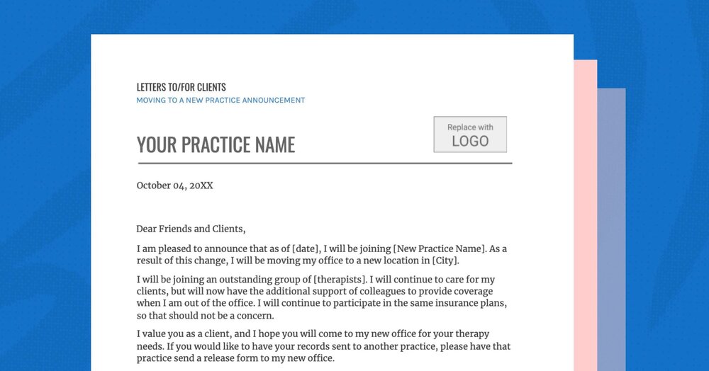 Therapy referral form template