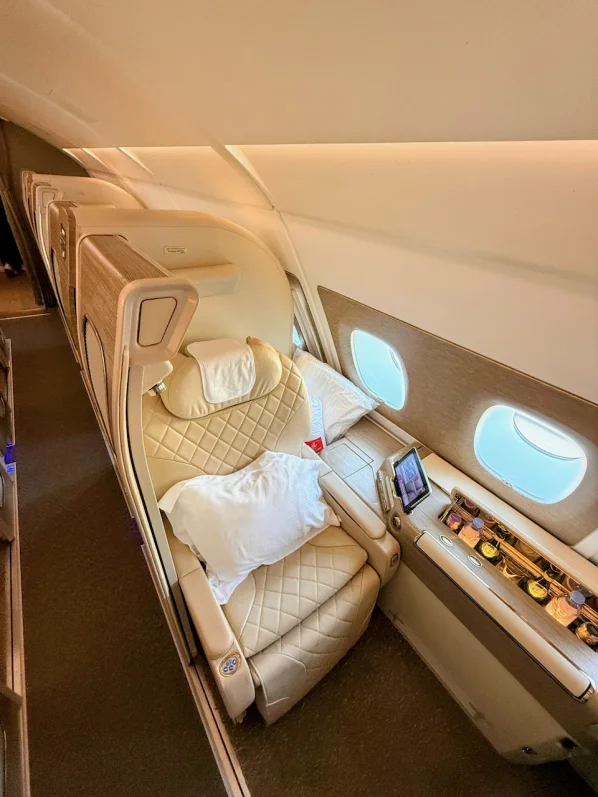 Emirates New A380 First Class Review (Dubai to San Francisco) - Roame