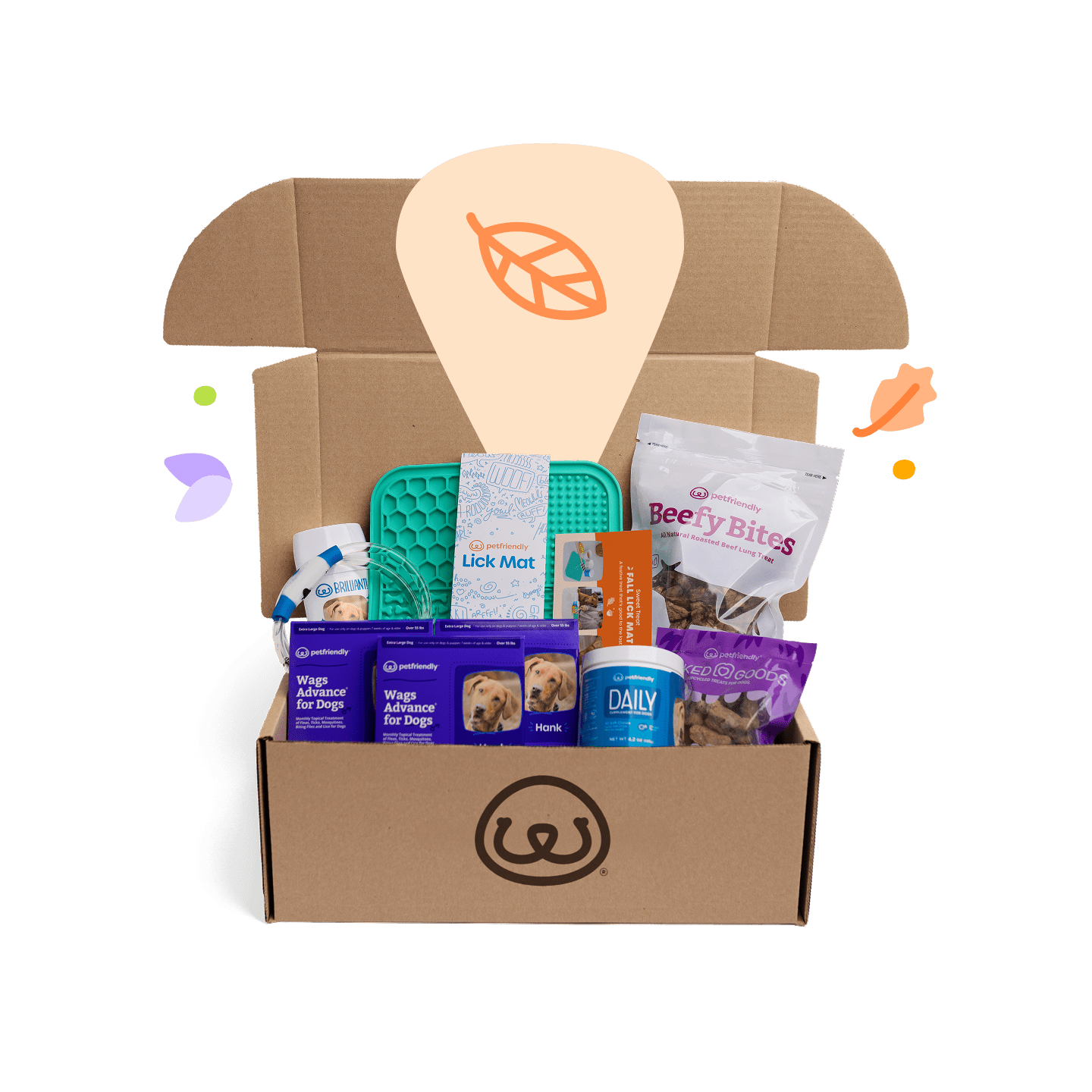 Topical Flea & Tick Prevention for Dogs | Wags Advance® - PetFriendly Box