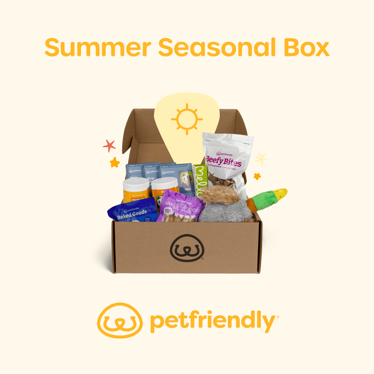Seasonal Box | Dog Kit for Flea and Tick Prevention, Supplements ...