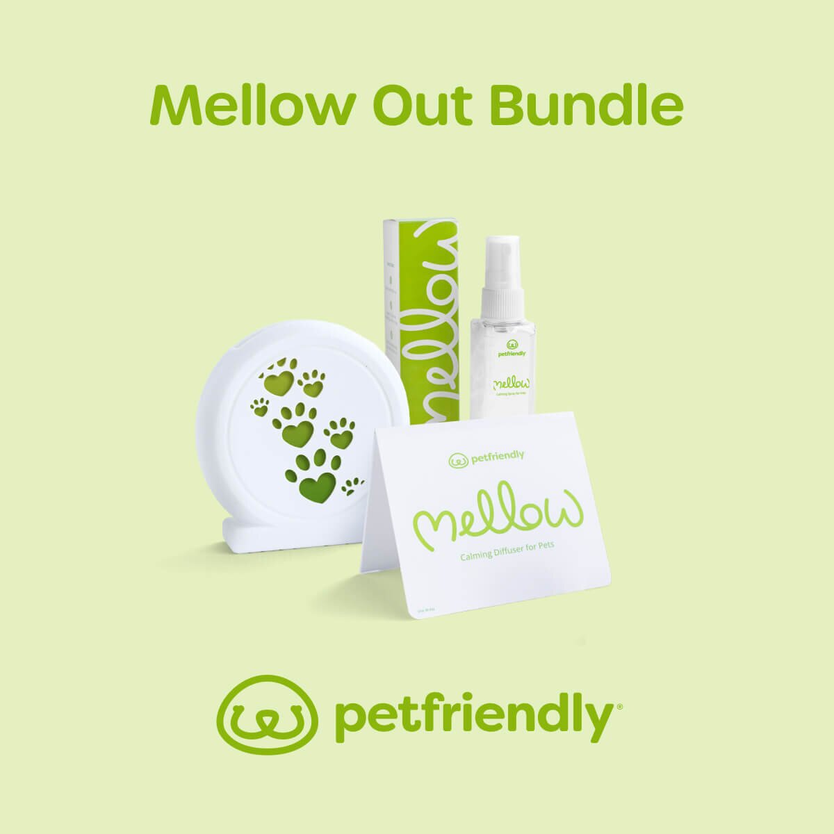 Mellow Out Pet Calming Kit | Diffuser and Spray for Pets - PetFriendly Box