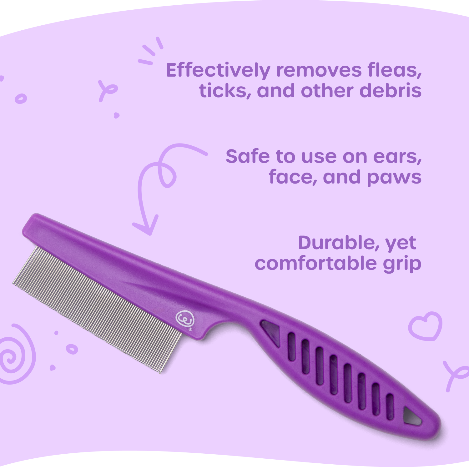 Flea Comb for Dogs and Cats - PetFriendly Box