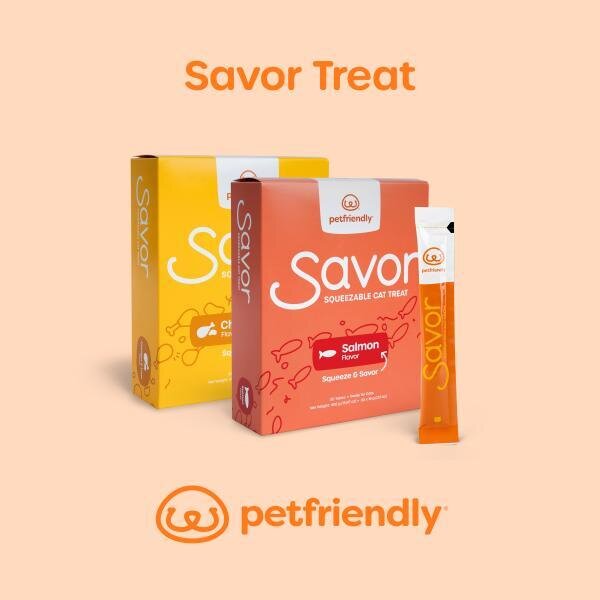 Savor Squeezable Cat Treat | Cat Squeeze Treats - PetFriendly Box