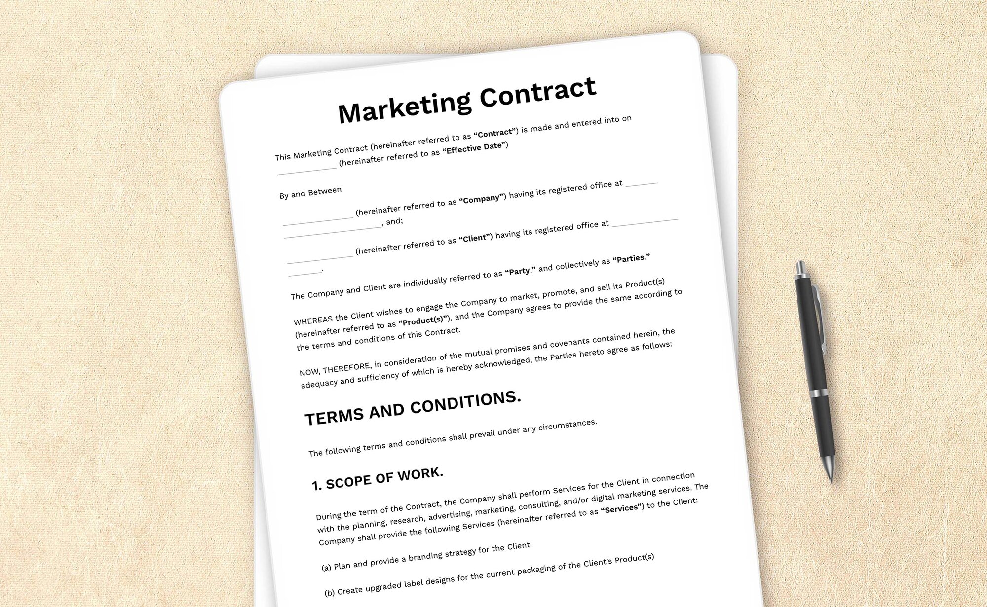 Marketing Contract Template | LegalZoom