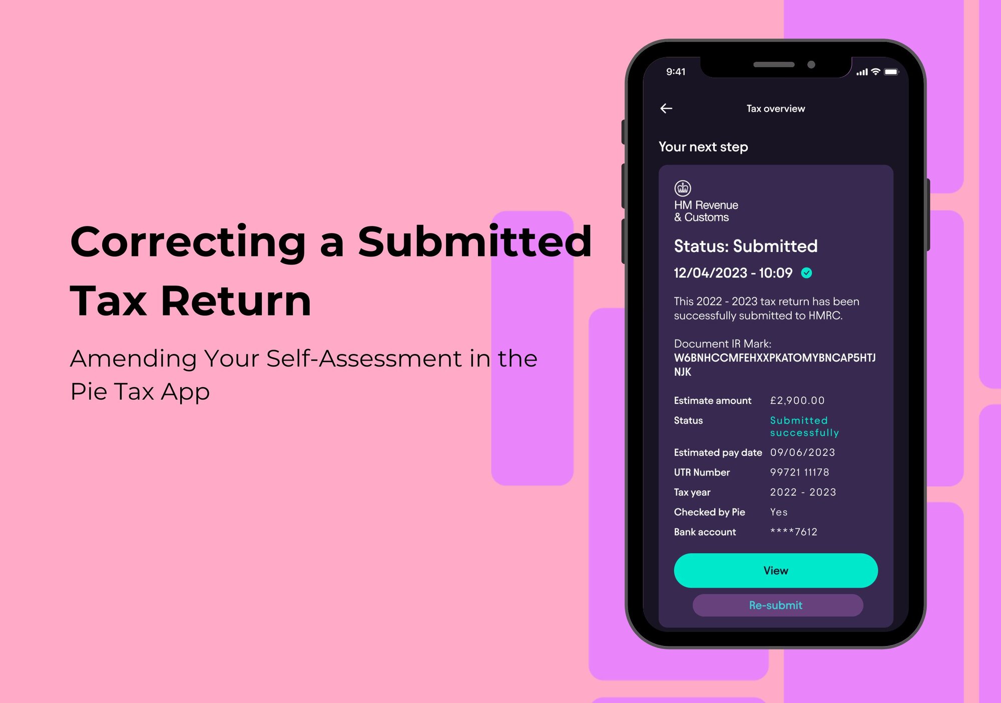 How to Amend an Incorrect Tax Return in the Pie Tax App