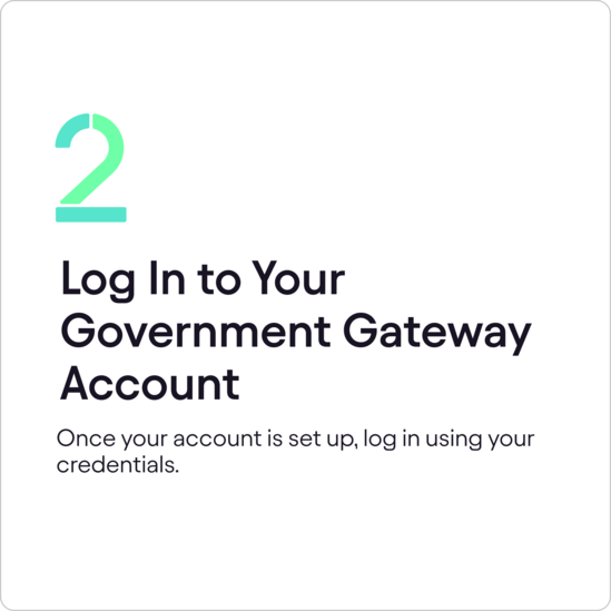 How to Register for Self Assessment with a Government Gateway Login