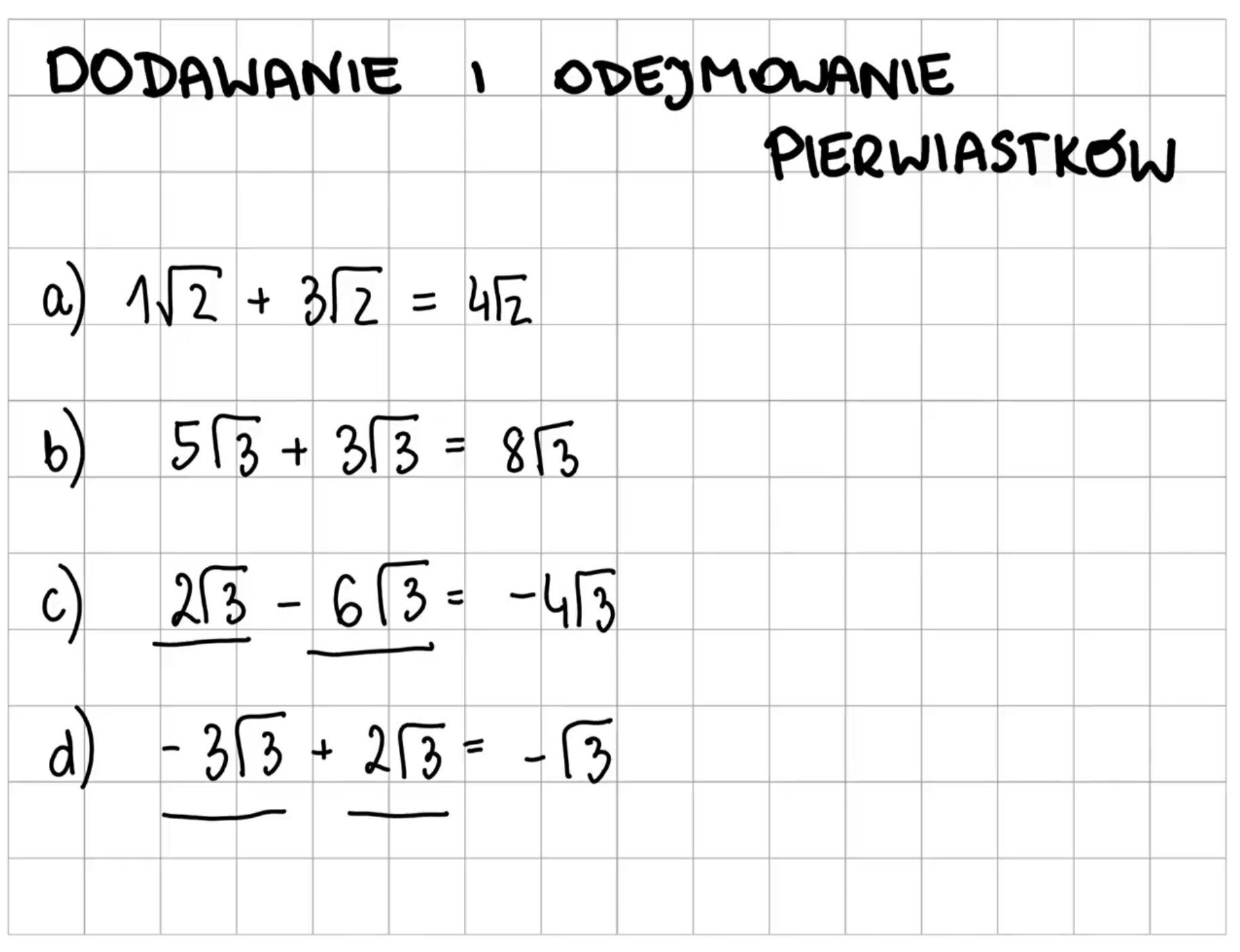 Potęgi i pierwiastki - zadania maturalne i wprowadzenie od zera