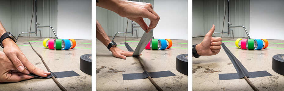 Gaff Tape: How to Tape Down an Audio, Video or Power Cable | Markertek