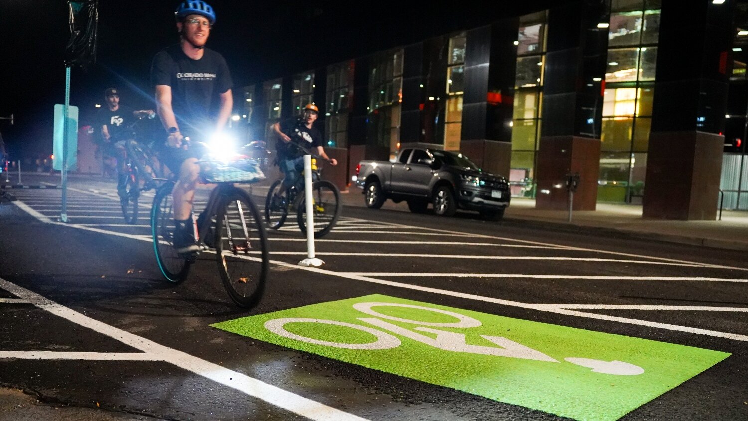 After years of planning, Grand Junction introduces protected bike lanes ...