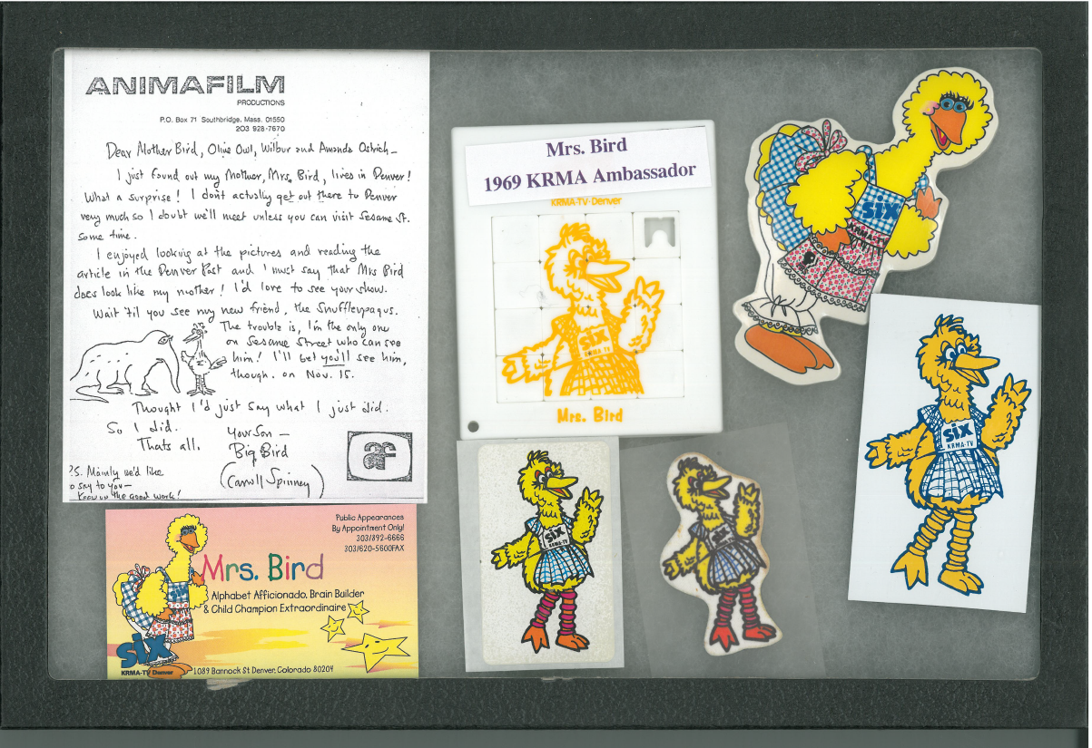 Letter from Caroll Spinney to Big Bird family in Denver | Rocky ...