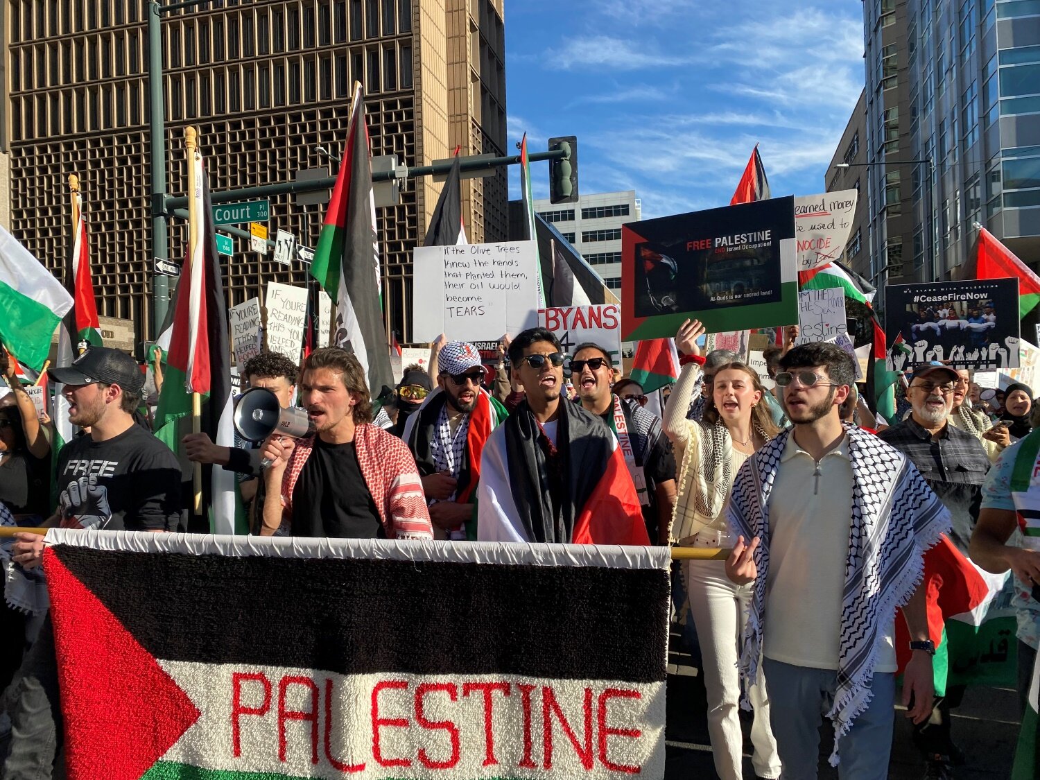 From Denver, protesters call for cease-fire in Israel-Hamas war | Rocky ...