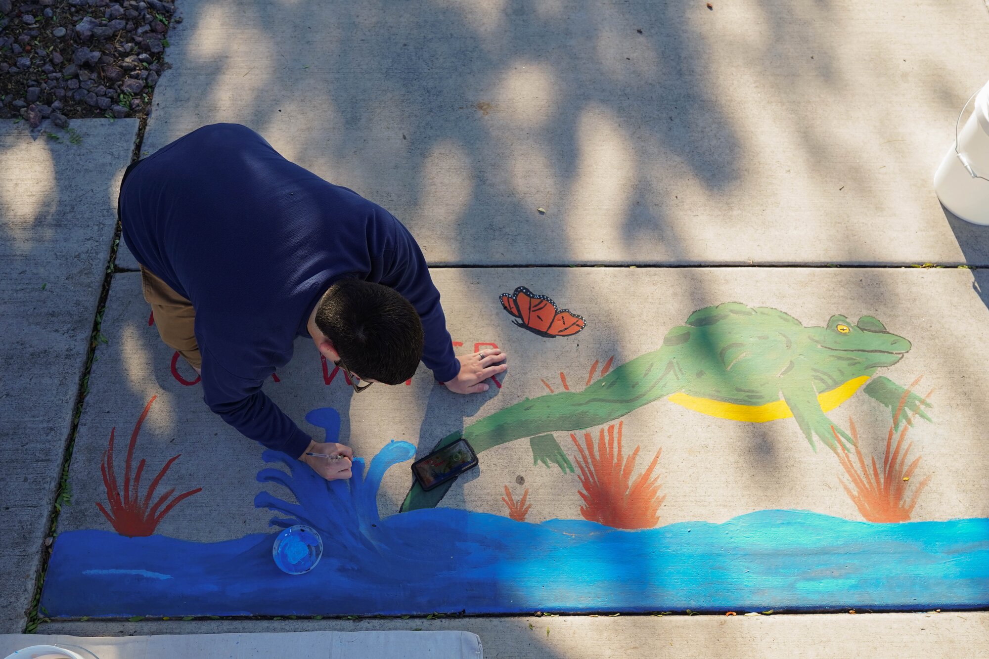 ‘Make dull spaces look cool’: Artists in Mesa County paint storm drains ...